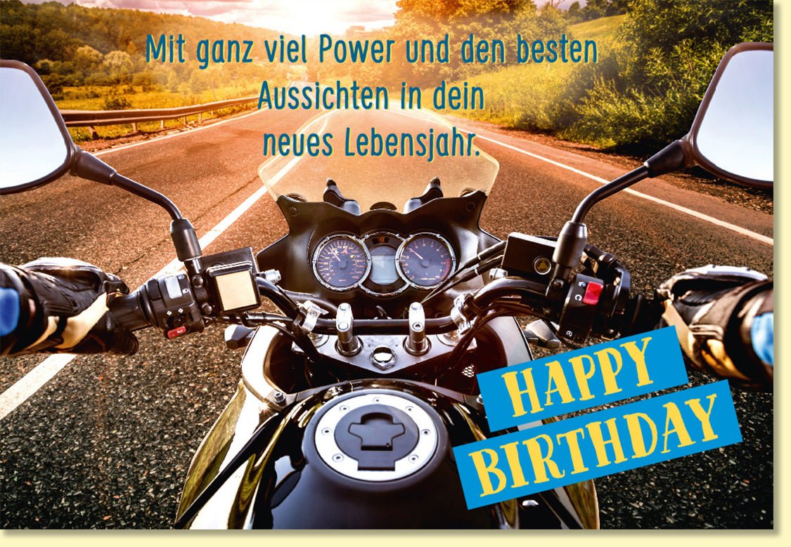 Motorrad Spruch Englisch